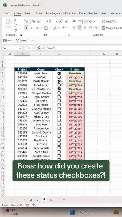 How to create conditional formatting checkboxes with Excel | Emma ... How to create conditional formatting checkboxes with Excel | Emma ...