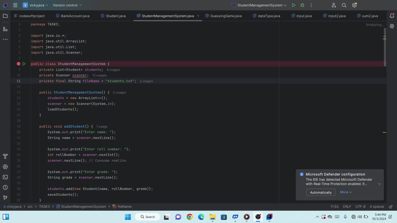 vicky Kumar on LinkedIn: #task3 #codsoft #internship #javaprogramming vicky Kumar on LinkedIn: #task3 #codsoft #internship #javaprogramming