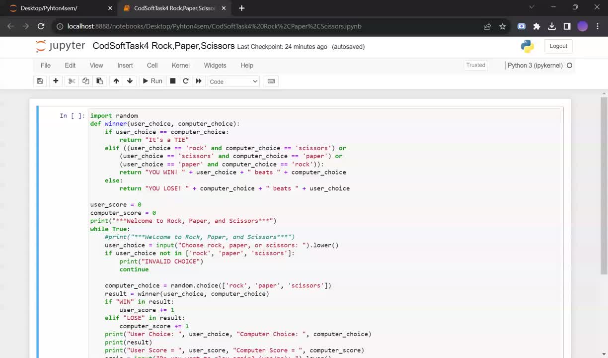 Maitree Patel on LinkedIn: #codsoft #internshipnov2023 #pythonprogramming Maitree Patel on LinkedIn: #codsoft #internshipnov2023 #pythonprogramming