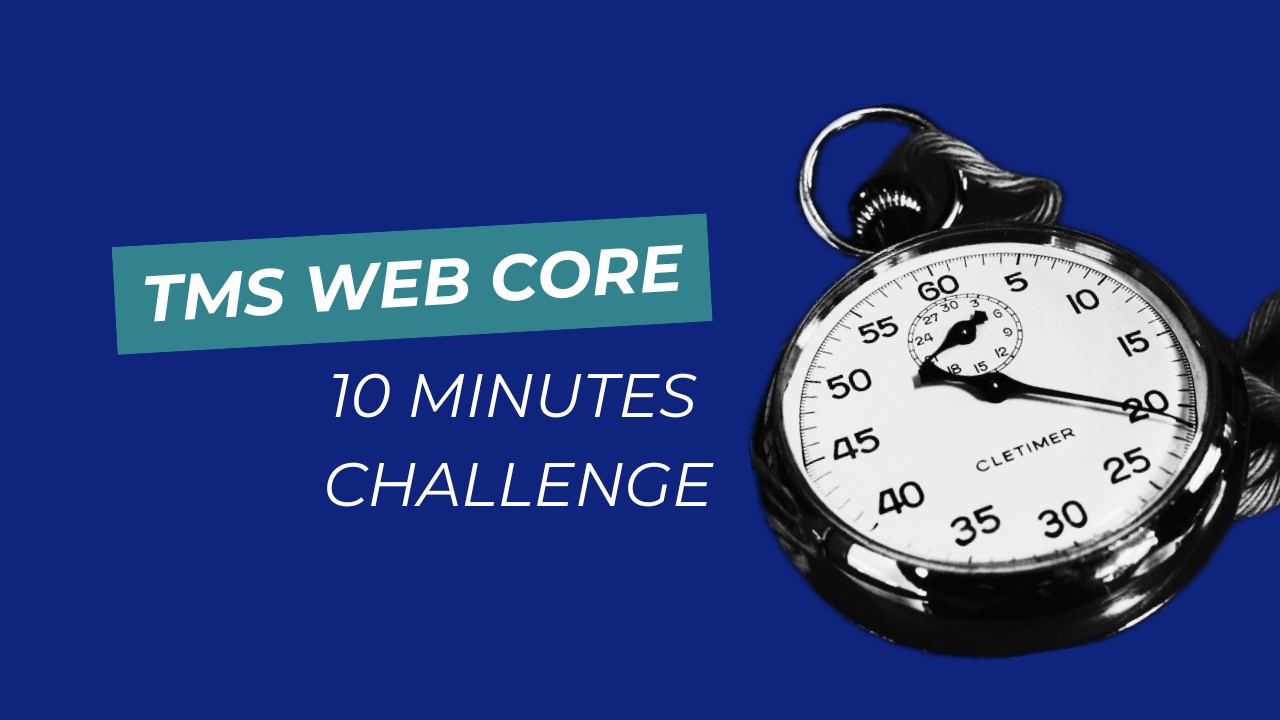 TMS WEB Core 10 Minutes Challenge | tmssoftware.com TMS WEB Core 10 Minutes Challenge | tmssoftware.com