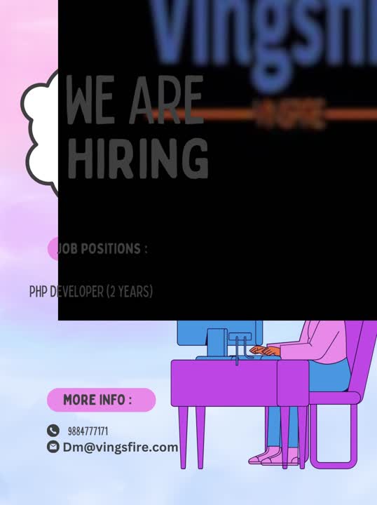 Ajmeer Hussain.A on LinkedIn: #vingsfire #phpdeveloper #phpjobs #php # ... Ajmeer Hussain.A on LinkedIn: #vingsfire #phpdeveloper #phpjobs #php # ...