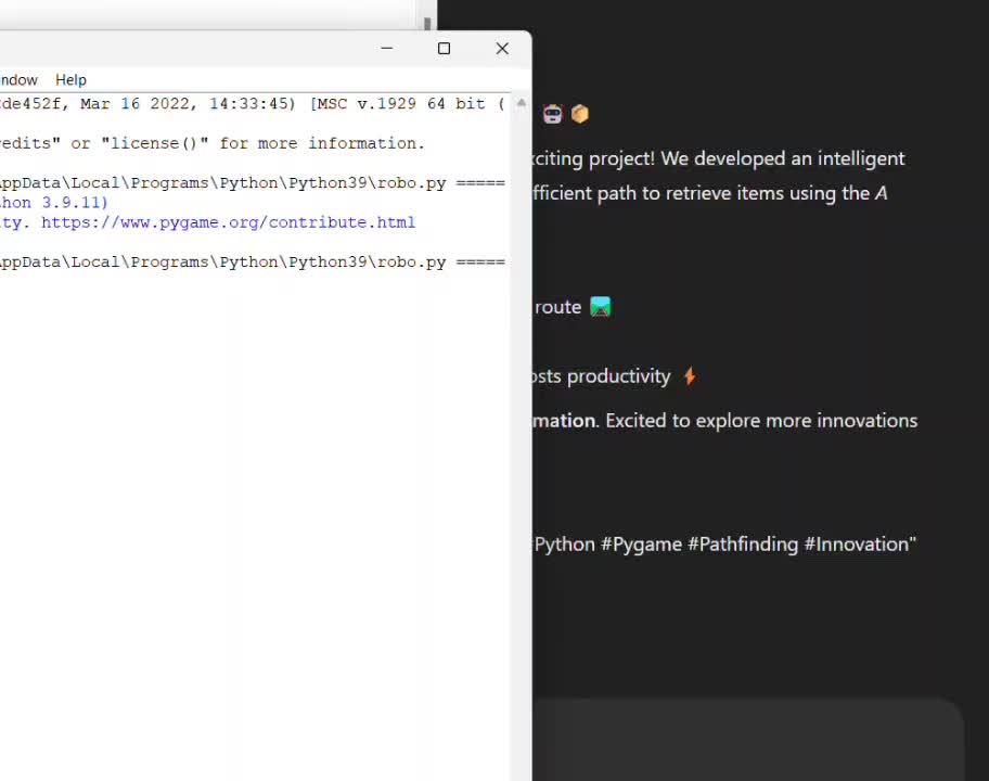 #ai #warehouseautomation #robotics #astaralgorithm #python #pygame ... #ai #warehouseautomation #robotics #astaralgorithm #python #pygame ...