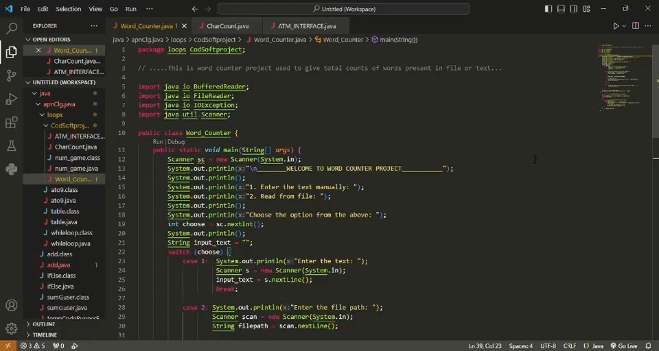 Gajendra Gour on LinkedIn: #codsoft #internship #task3 #java ... Gajendra Gour on LinkedIn: #codsoft #internship #task3 #java ...