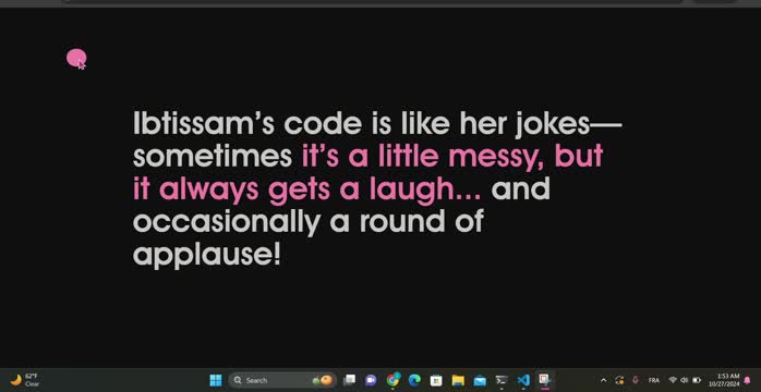 Ibtissam Oulahchoum on LinkedIn: #nextjs #animated #code #frontend # ... Ibtissam Oulahchoum on LinkedIn: #nextjs #animated #code #frontend # ...