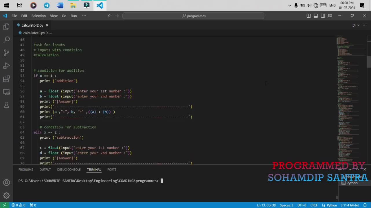 Sohamdip Santra on LinkedIn: #python Sohamdip Santra on LinkedIn: #python