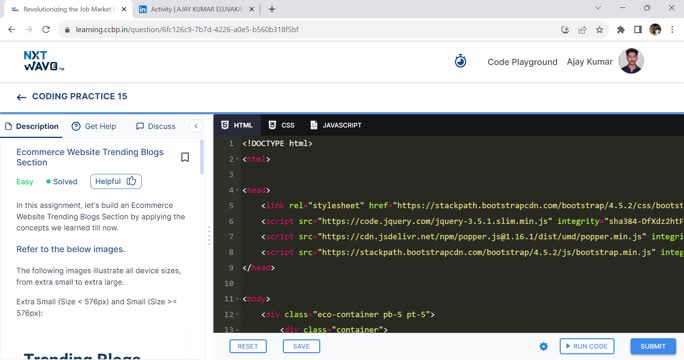 AJAY KUMAR ELUVAKA on LinkedIn: #day17 #30daysofcodingchallange # ... AJAY KUMAR ELUVAKA on LinkedIn: #day17 #30daysofcodingchallange # ...