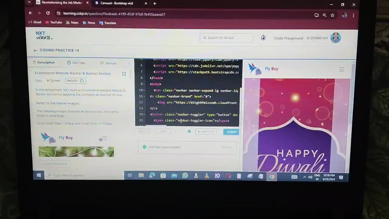 Gomathy D on LinkedIn: #ccbp #nxtwave #reactjs #python #coding # ... Gomathy D on LinkedIn: #ccbp #nxtwave #reactjs #python #coding # ...