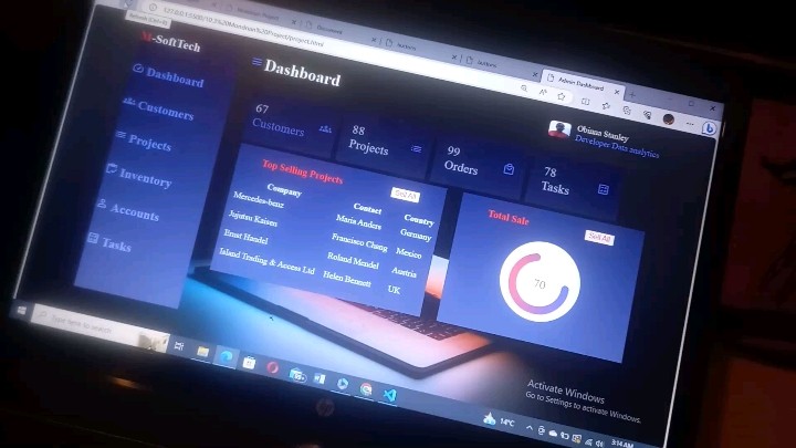 Obinna Stanley on LinkedIn: Dashboard with Html and Css. mostly done ... Obinna Stanley on LinkedIn: Dashboard with Html and Css. mostly done ...