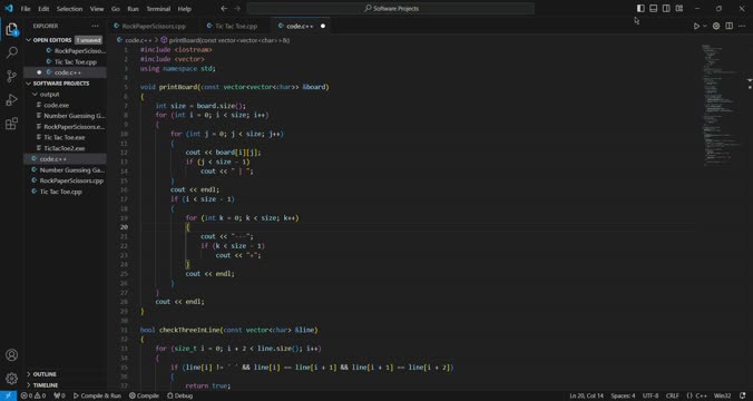 How I made Tic Tac Toe game in C++ | Aditya Desai posted on the topic ... How I made Tic Tac Toe game in C++ | Aditya Desai posted on the topic ...