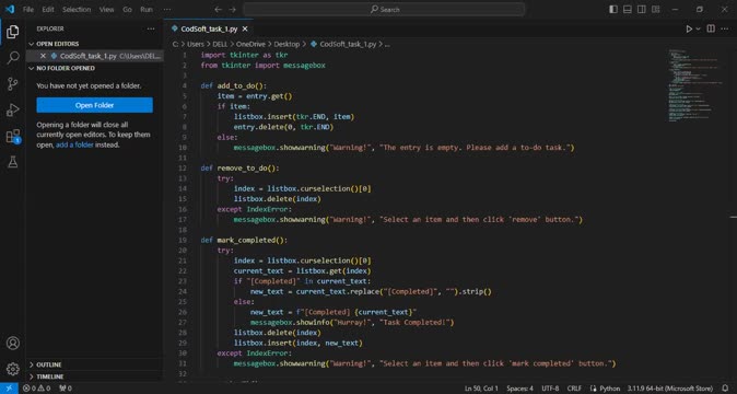 Yukta H on LinkedIn: #tkinter #gui #codsoft #python #programming # ... Yukta H on LinkedIn: #tkinter #gui #codsoft #python #programming # ...