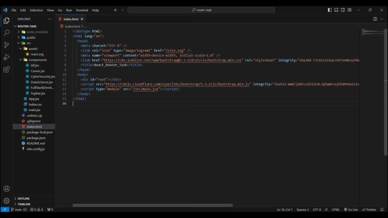 SANTHOSH SRINIVASAN on LinkedIn: #reactjs #reactrouter #html #css # ... SANTHOSH SRINIVASAN on LinkedIn: #reactjs #reactrouter #html #css # ...