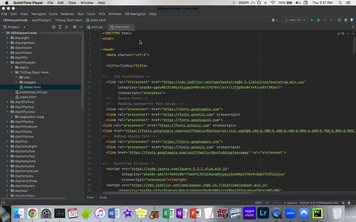 Carlos Peralta on LinkedIn: #python #bootstrap #css #pythonprobootcamp Carlos Peralta on LinkedIn: #python #bootstrap #css #pythonprobootcamp
