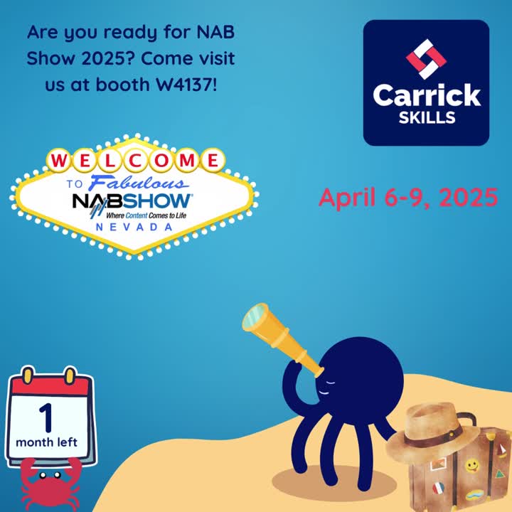 🚀 Carrick-Skills is coming to NAB Show 2025 ! 🚀 We can’t wait to meet ... 🚀 Carrick-Skills is coming to NAB Show 2025 ! 🚀 We can’t wait to meet ...