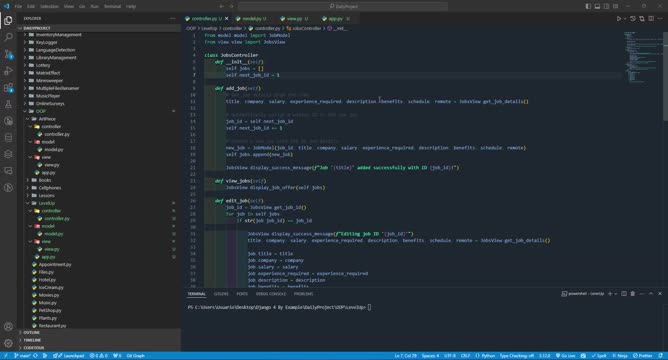 David Caleb Chaparro Orozco on LinkedIn: #python #mvc #oop #programming ... David Caleb Chaparro Orozco on LinkedIn: #python #mvc #oop #programming ...
