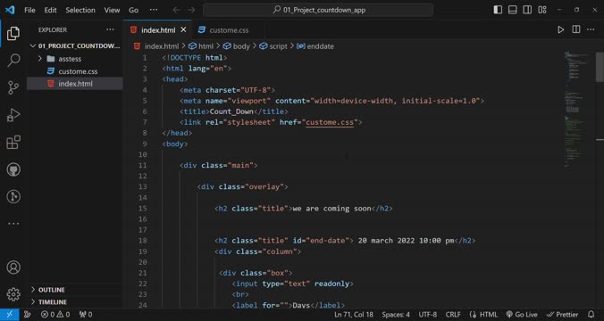 Rahul kumar on LinkedIn: simple countdown project using html css js… Rahul kumar on LinkedIn: simple countdown project using html css js…