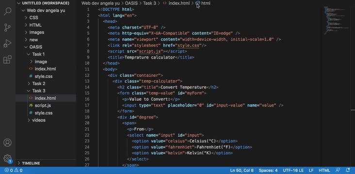 Parth dongare on LinkedIn: #task3 #oasisinfobyte #webdevelopment # ... Parth dongare on LinkedIn: #task3 #oasisinfobyte #webdevelopment # ...