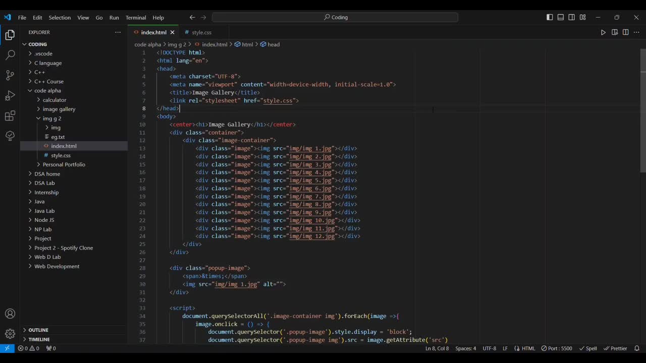 Saksham Jain on LinkedIn: #imagegallery #html #css #javascript # ... Saksham Jain on LinkedIn: #imagegallery #html #css #javascript # ...