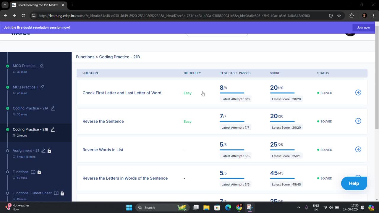 Chetan Ponugoti on LinkedIn: #day #ccbp #nxtwave #50daysofcode Chetan Ponugoti on LinkedIn: #day #ccbp #nxtwave #50daysofcode