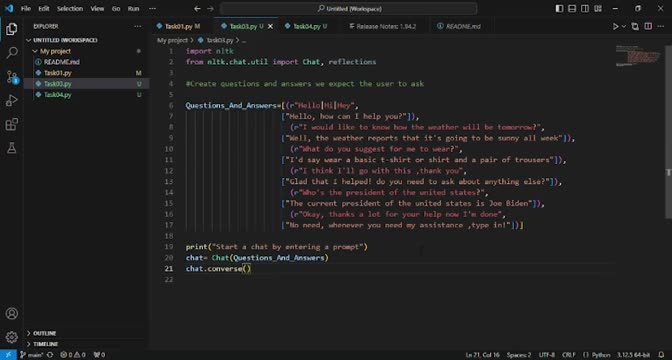 Shahd Ziad on LinkedIn: #codealpha #python #programming #coding #skills ... Shahd Ziad on LinkedIn: #codealpha #python #programming #coding #skills ...