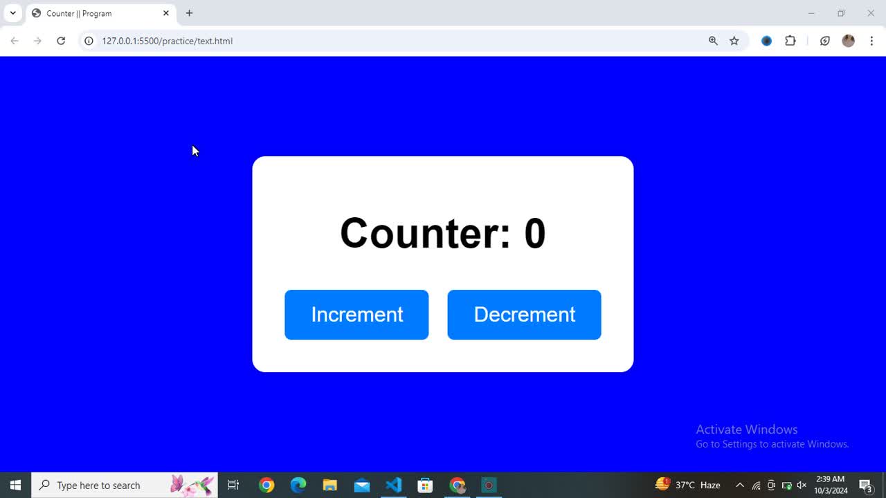 Hunza Syed on LinkedIn: #webdevelopment #javascript #counterapp # ... Hunza Syed on LinkedIn: #webdevelopment #javascript #counterapp # ...