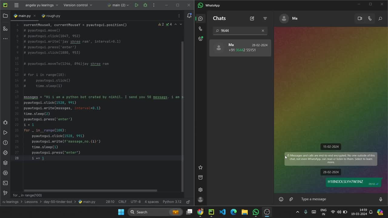Exploring Python with PyAutoGUI | Nikhil Telase posted on the topic ... Exploring Python with PyAutoGUI | Nikhil Telase posted on the topic ...