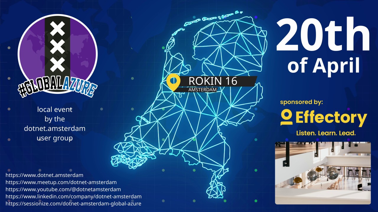 dotnet Amsterdam on LinkedIn: 🎤 Calling all Azure enthusiasts and ... dotnet Amsterdam on LinkedIn: 🎤 Calling all Azure enthusiasts and ...