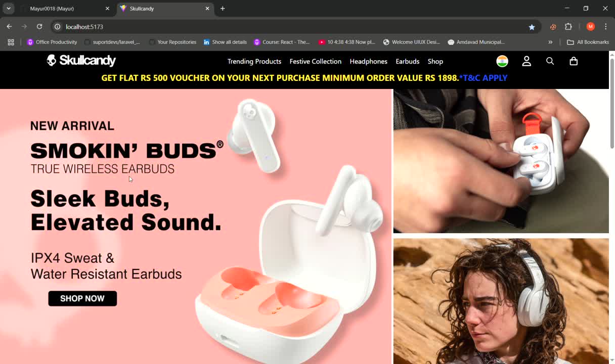 #reactjs #tailwindcss #redux #webdevelopment #skullcandyclone | Mayur ... #reactjs #tailwindcss #redux #webdevelopment #skullcandyclone | Mayur ...