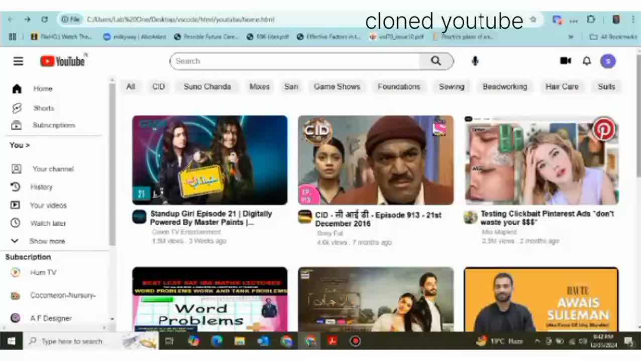 Sabika Abbas on LinkedIn: #html #css #webdevelopment #youtubeclone # ... Sabika Abbas on LinkedIn: #html #css #webdevelopment #youtubeclone # ...