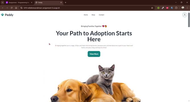 MD. TAHSINUR RAHMAN on LinkedIn: #webdevelopment #petadoption # ... MD. TAHSINUR RAHMAN on LinkedIn: #webdevelopment #petadoption # ...