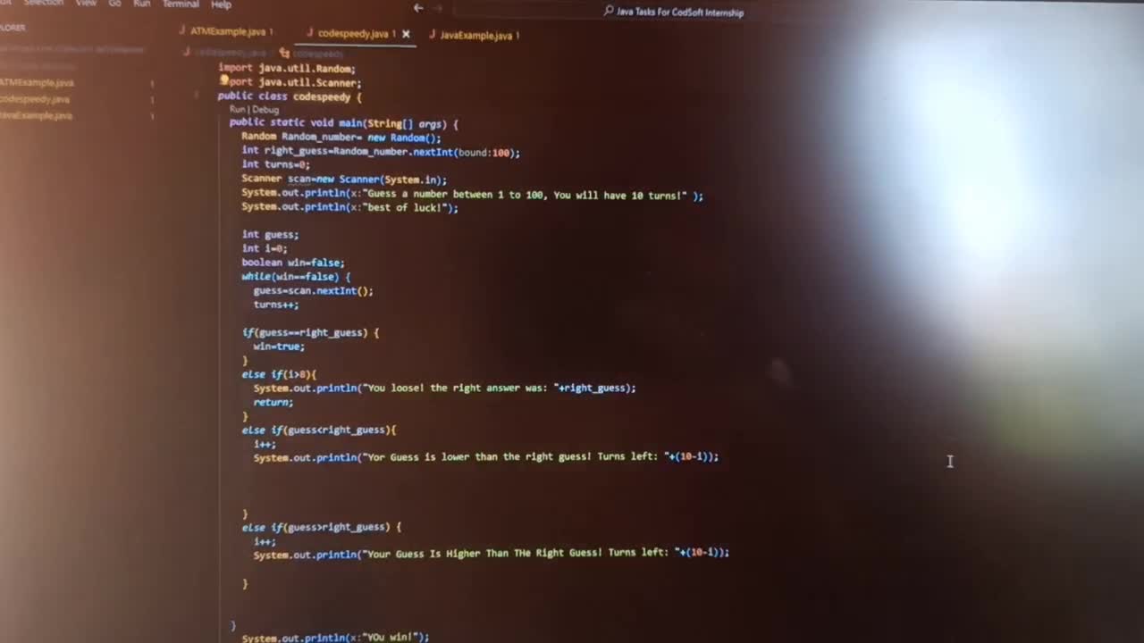 Nishant Makwana on LinkedIn: I made game in java fro codsoft internship Nishant Makwana on LinkedIn: I made game in java fro codsoft internship