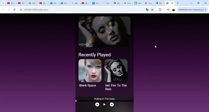 Completed Task4 for Music Player using JavaScript | Siwar Mrika posted ... Completed Task4 for Music Player using JavaScript | Siwar Mrika posted ...