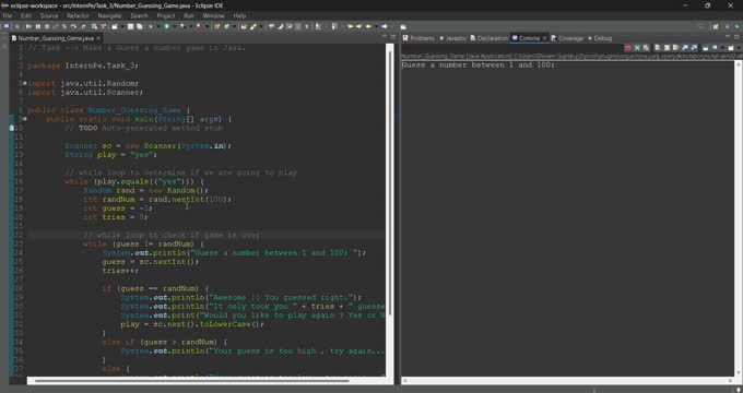 Shivam Gupta on LinkedIn: #internship #java #internpe #connections Shivam Gupta on LinkedIn: #internship #java #internpe #connections