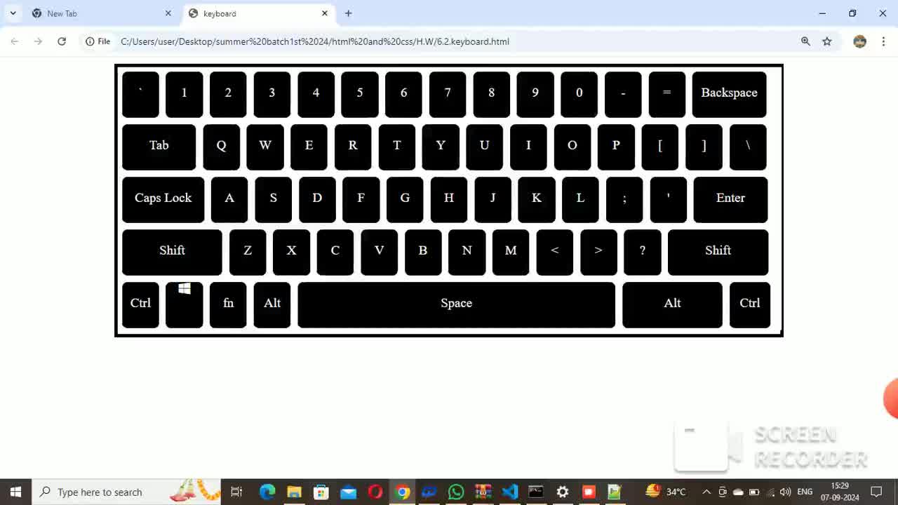 Shroti Gaud on LinkedIn: Design a Keyboard using |HTML & CSS| Shroti Gaud on LinkedIn: Design a Keyboard using |HTML & CSS|