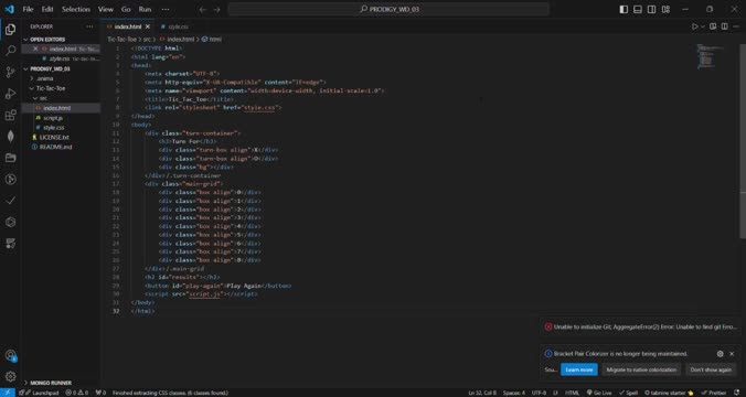 Snehal Santosh Hase on LinkedIn: #web #html #css #javascript #tictactoe ... Snehal Santosh Hase on LinkedIn: #web #html #css #javascript #tictactoe ...