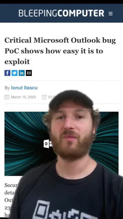 Jared Meit on LinkedIn: Critical Microsoft Outlook Bug PoC Shows How ... Jared Meit on LinkedIn: Critical Microsoft Outlook Bug PoC Shows How ...