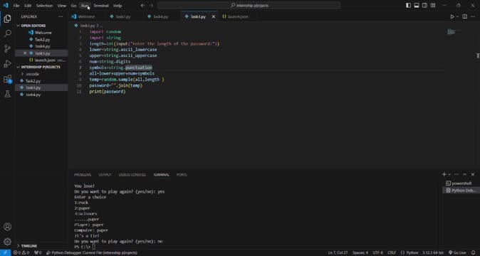 Archana Yadav on LinkedIn: #codsoft #python #internship #linkedin Archana Yadav on LinkedIn: #codsoft #python #internship #linkedin