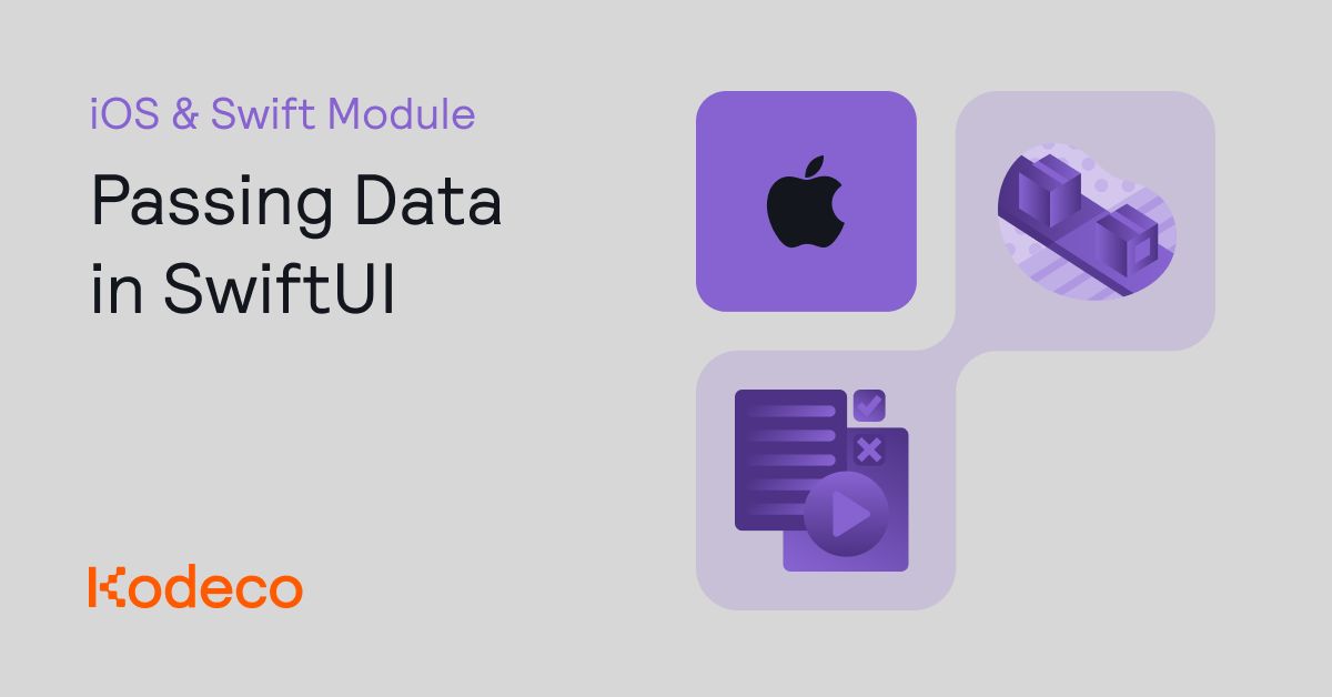 Kodeco on LinkedIn: Passing Data in SwiftUI Kodeco on LinkedIn: Passing Data in SwiftUI