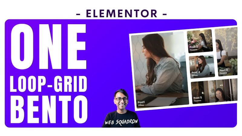 One Loop Grid Bento Style Web Design for Posts or Products - Elementor ... One Loop Grid Bento Style Web Design for Posts or Products - Elementor ...