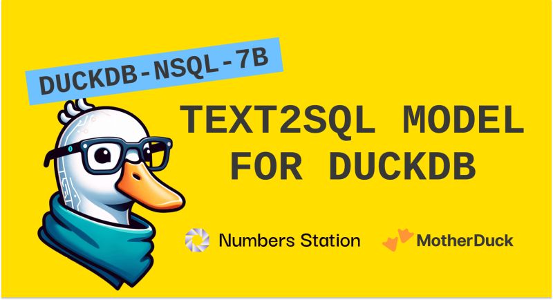 Tanel Poder on LinkedIn: AI That Quacks: Introducing DuckDB-NSQL, a LLM ... Tanel Poder on LinkedIn: AI That Quacks: Introducing DuckDB-NSQL, a LLM ...