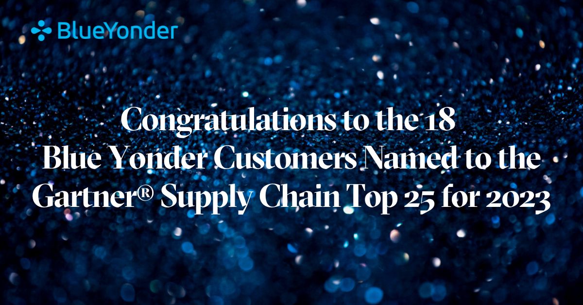 Peter Stubbs on LinkedIn: Blue Yonder Congratulates Our 18 Customers ... Peter Stubbs on LinkedIn: Blue Yonder Congratulates Our 18 Customers ...