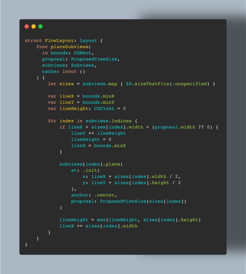 Majid Jabrayilov on LinkedIn: SwiftUI provides the Layout protocol ... Majid Jabrayilov on LinkedIn: SwiftUI provides the Layout protocol ...