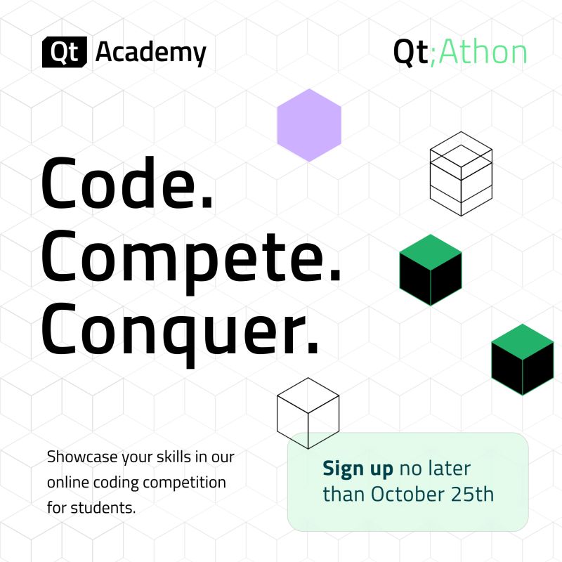 Qt Group on LinkedIn: Qt Coding Competition | Qt;Athon24 Qt Group on LinkedIn: Qt Coding Competition | Qt;Athon24