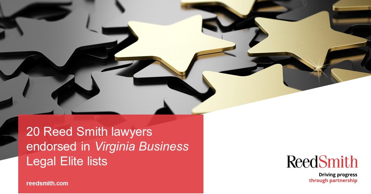 Reed Smith Regulatory & Investigations on LinkedIn: 20 Reed Smith ... Reed Smith Regulatory & Investigations on LinkedIn: 20 Reed Smith ...