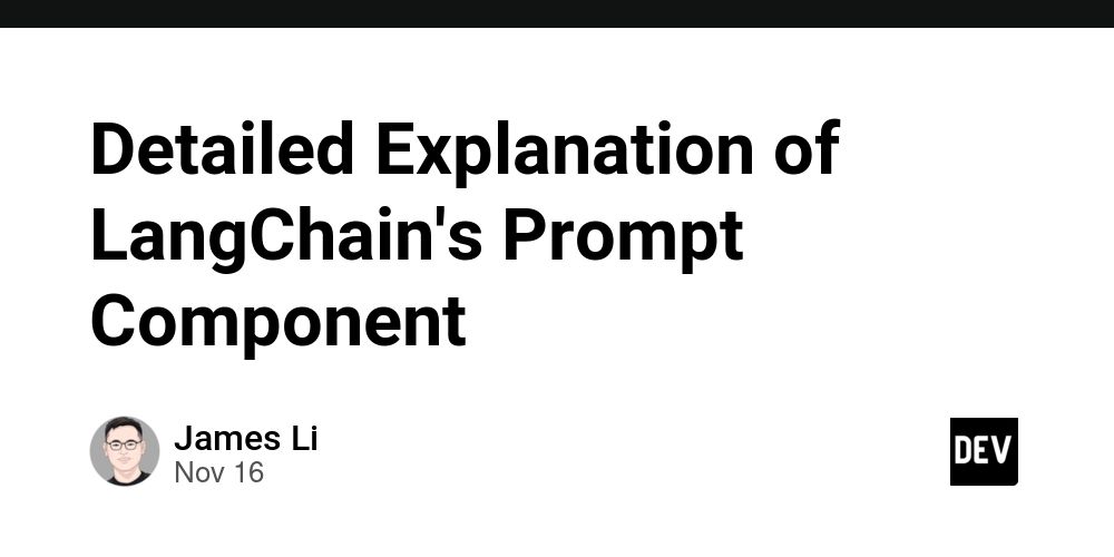 CodingCat.dev on LinkedIn: Detailed Explanation of LangChain's Prompt ... CodingCat.dev on LinkedIn: Detailed Explanation of LangChain's Prompt ...