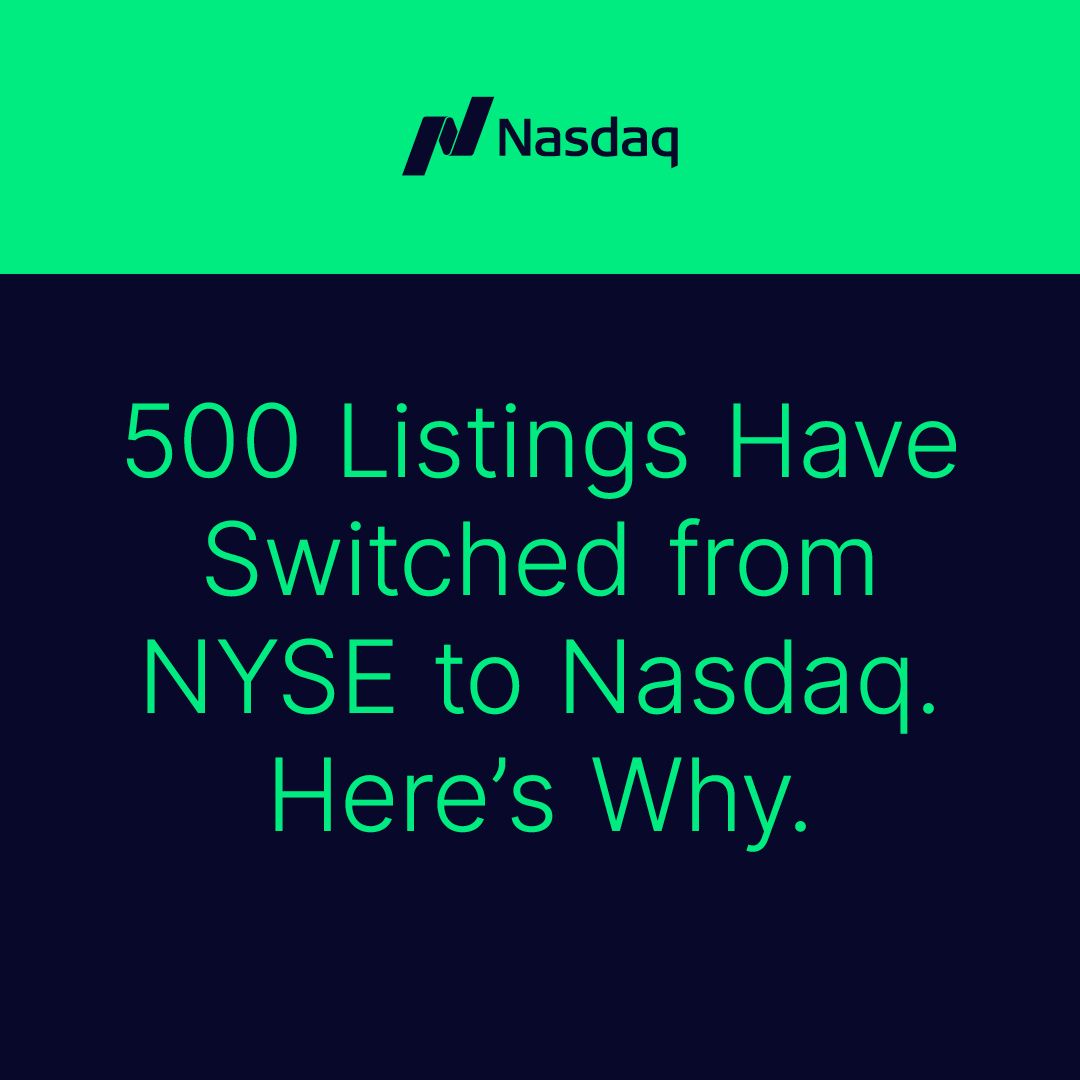 Nasdaq on LinkedIn: #500switches Nasdaq on LinkedIn: #500switches
