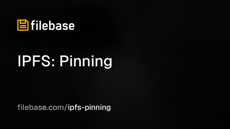 Filebase on LinkedIn: Filebase | IPFS Pinning Filebase on LinkedIn: Filebase | IPFS Pinning