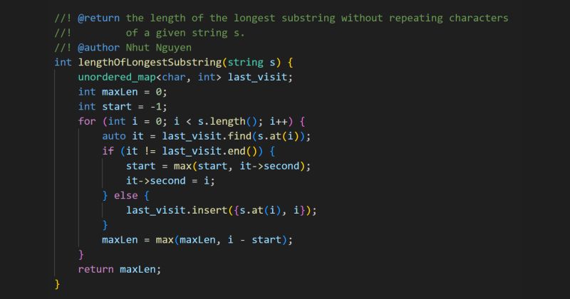 LeetSolve on LinkedIn: C++ Solution to Leetcode 3. Longest Substring ... LeetSolve on LinkedIn: C++ Solution to Leetcode 3. Longest Substring ...