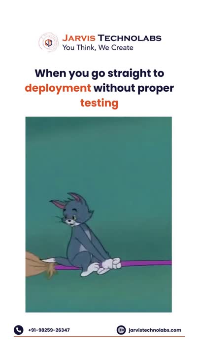Jarvis Technolabs on LinkedIn: #deployment #codinglife #itmemes # ... Jarvis Technolabs on LinkedIn: #deployment #codinglife #itmemes # ...