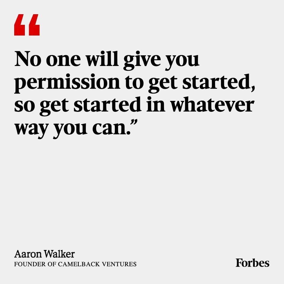 Starting small is always better than not starting | Sara James Shelton ... Starting small is always better than not starting | Sara James Shelton ...